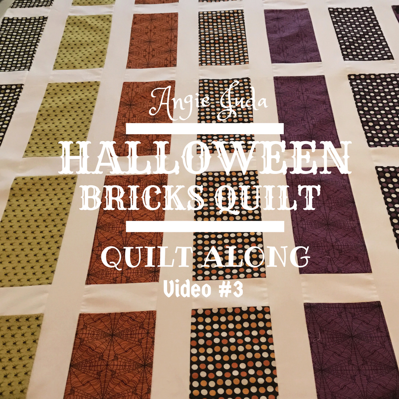 Halloween Bricks Quilt Along Part 3